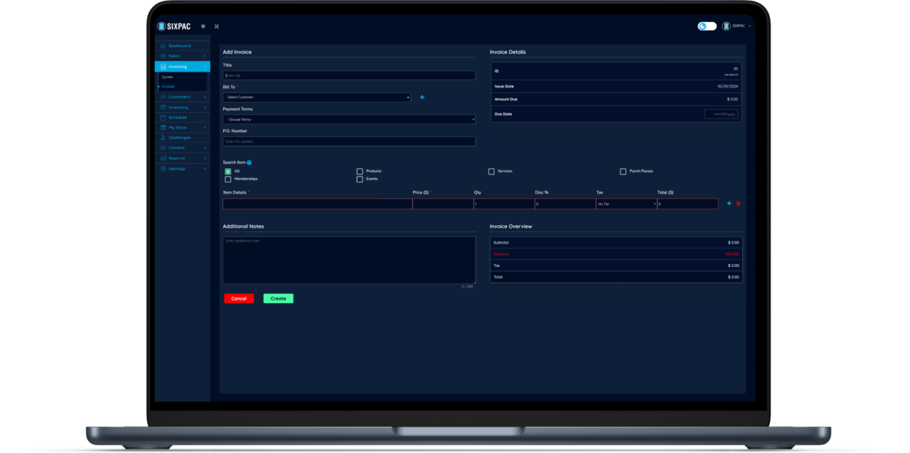 Business- invoice&Quote - SIXPAC